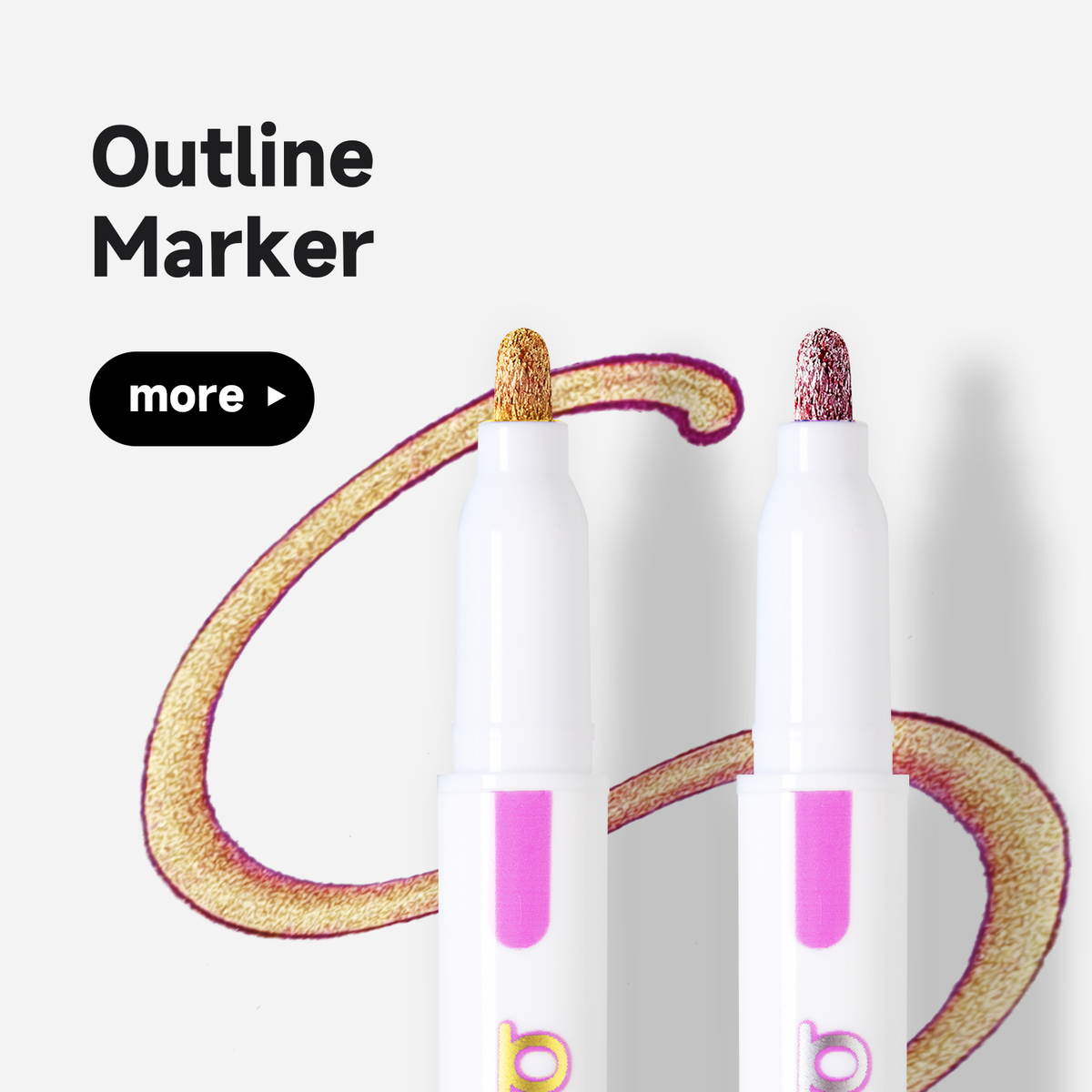Double Line Outline Markers — Shuttle Art