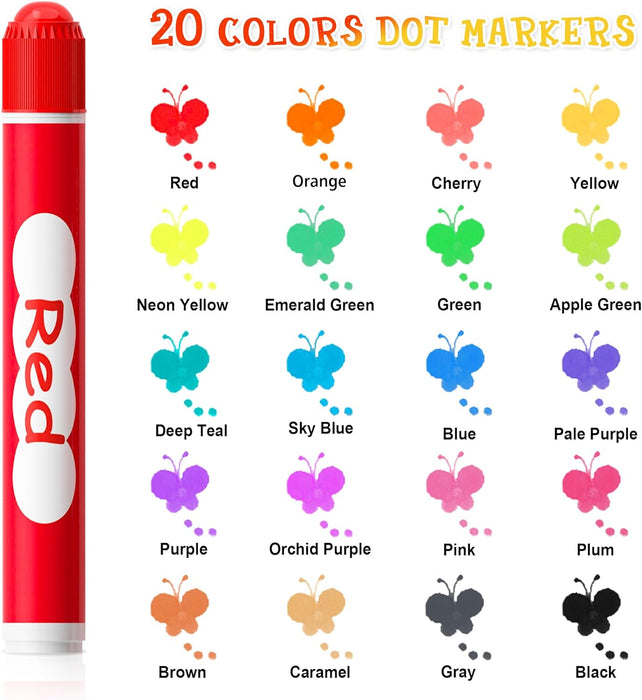 Dot Markers - Set of 20 — Shuttle Art