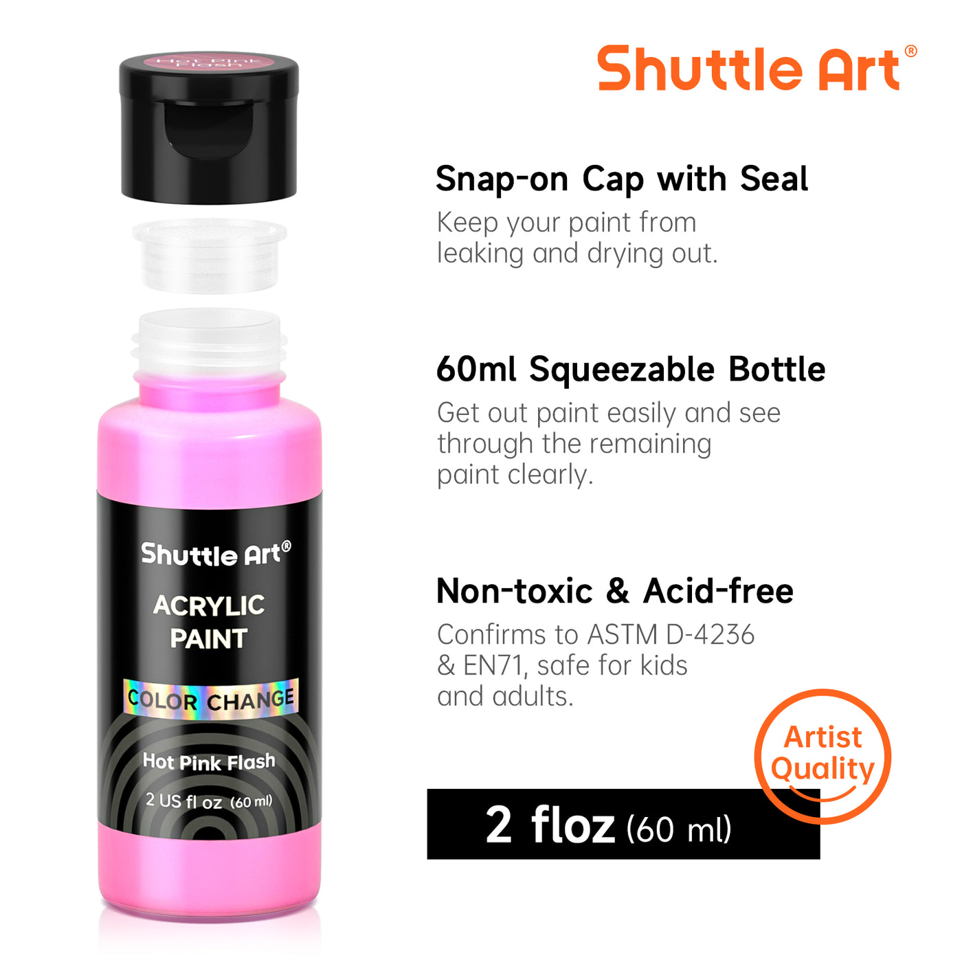 Color Change Acrylic Paint - Set of 16 — Shuttle Art