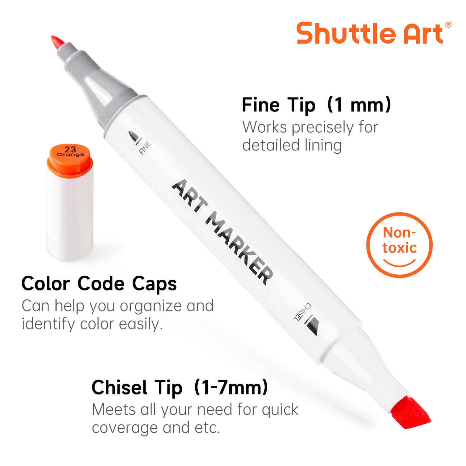 Dual Tip Art Markers - Set of 121 — Shuttle Art
