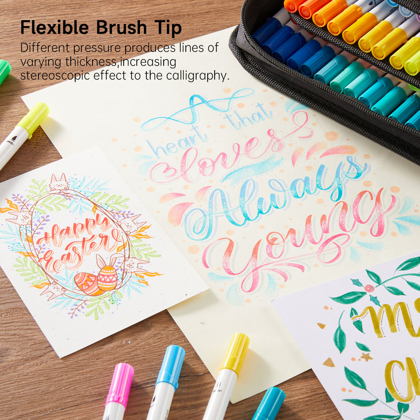 Dual Tip Brush Pens Art Markers - Set of 70 Colors — Shuttle Art