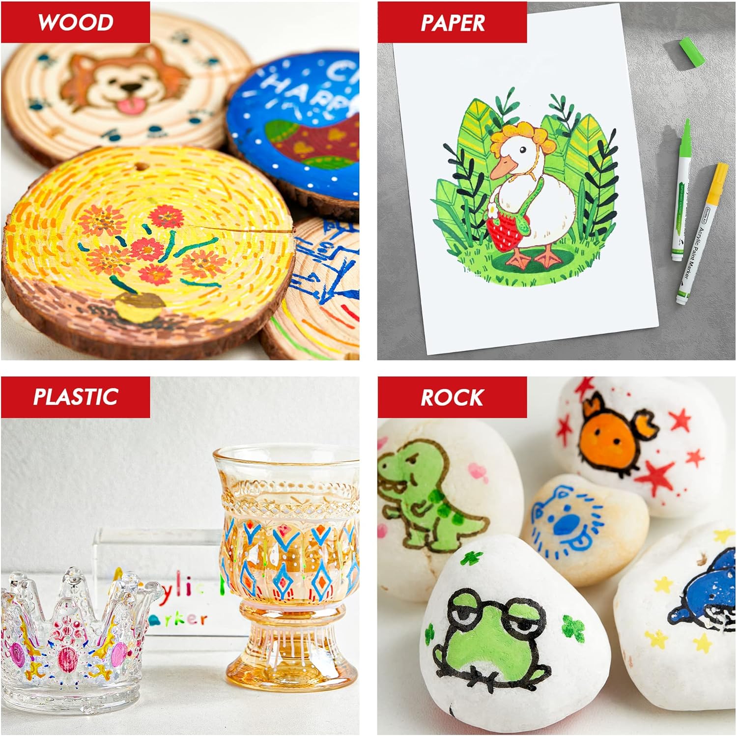 Acrylic Paint Markers- Set of 42 Colors — Shuttle Art