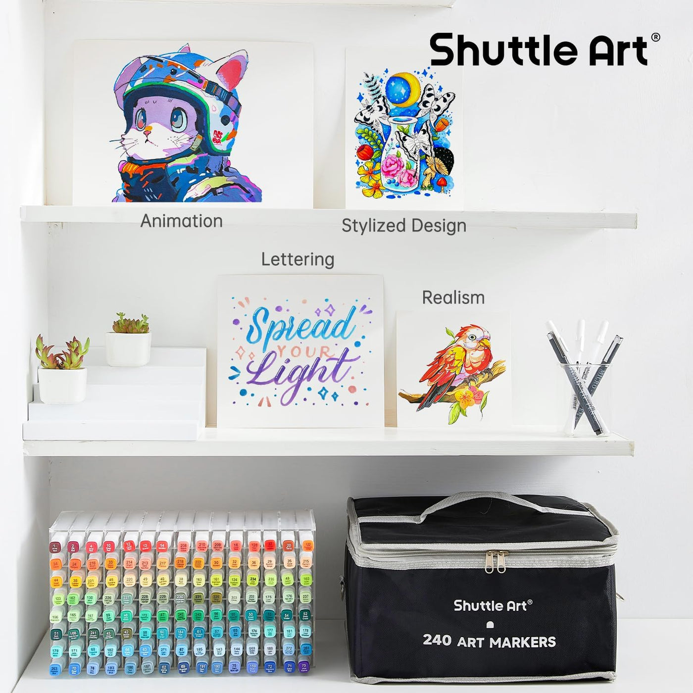 Dual Tip Art Marker - Set of 240 Colors — Shuttle Art