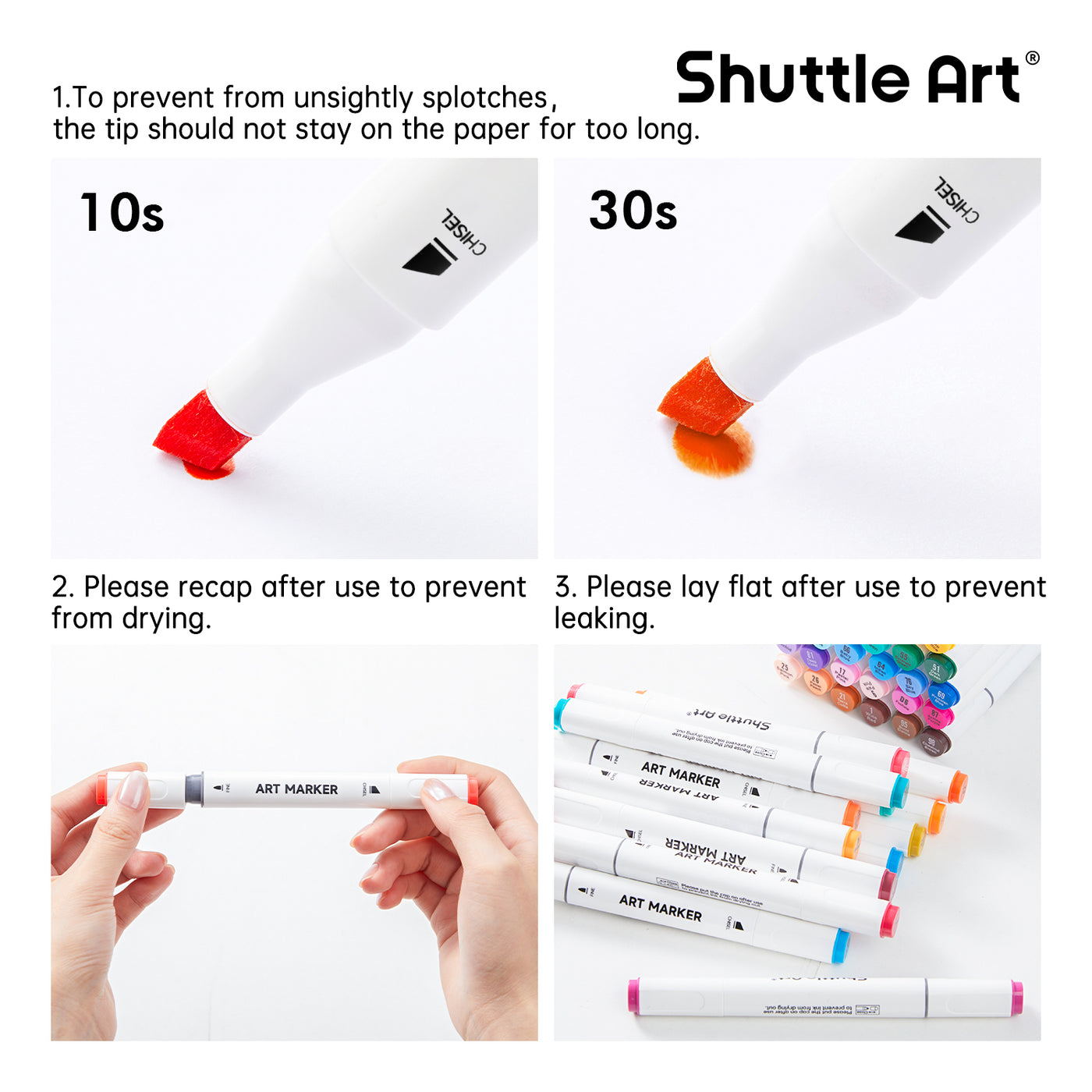 Dual Tip Art Markers - Set of 121 — Shuttle Art