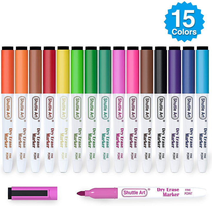 Dry Erase Markers - Set of 15 — Shuttle Art